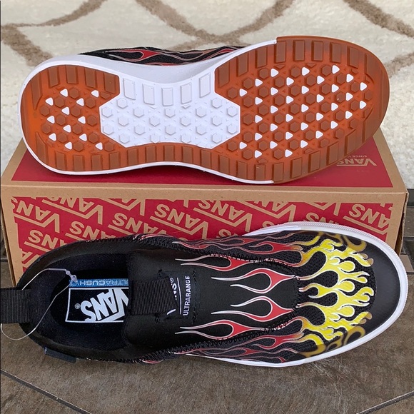 Vans | Shoes | Vans Ultrarange Sock Vans Mesh Up Flamestrue Whit | Poshmark